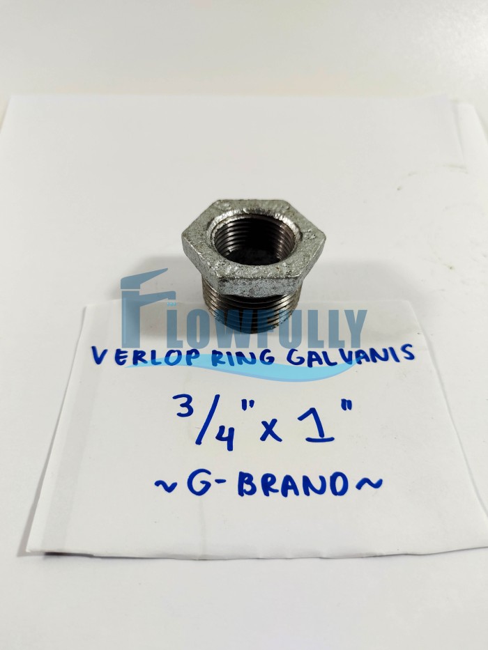 VERLOP RING BESI GALVANIS 3/4 x 1 INCH G BRAND VLOK VALVE RING | Lazada ...