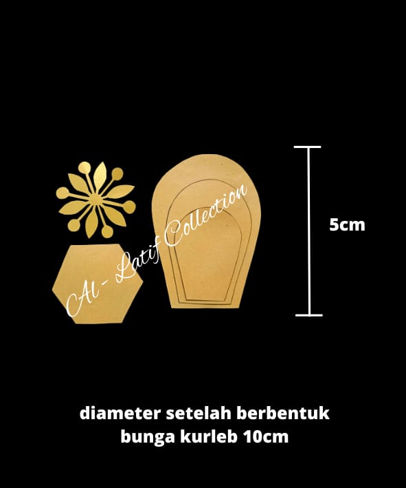 Pola Paper Flower || Pola Bunga Kertas || Paper Craft || B-01 | Lazada ...