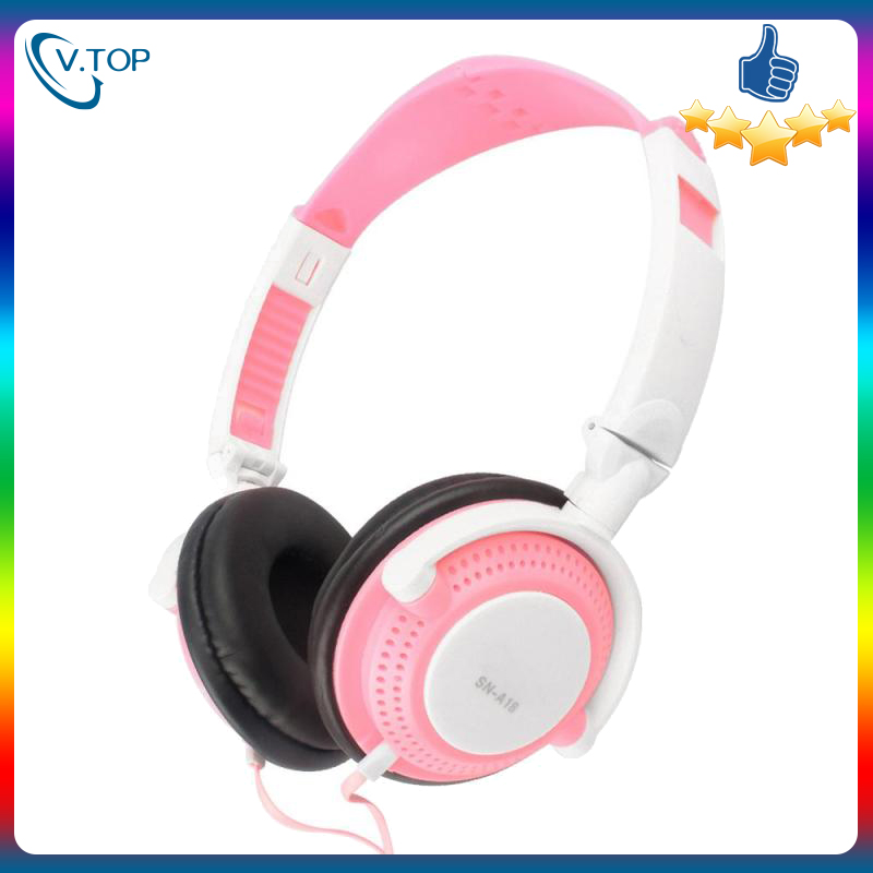 V.TOP Headset Gaming 3.5mm Dipasang Di Kepala untuk hp Earphone dengan ...