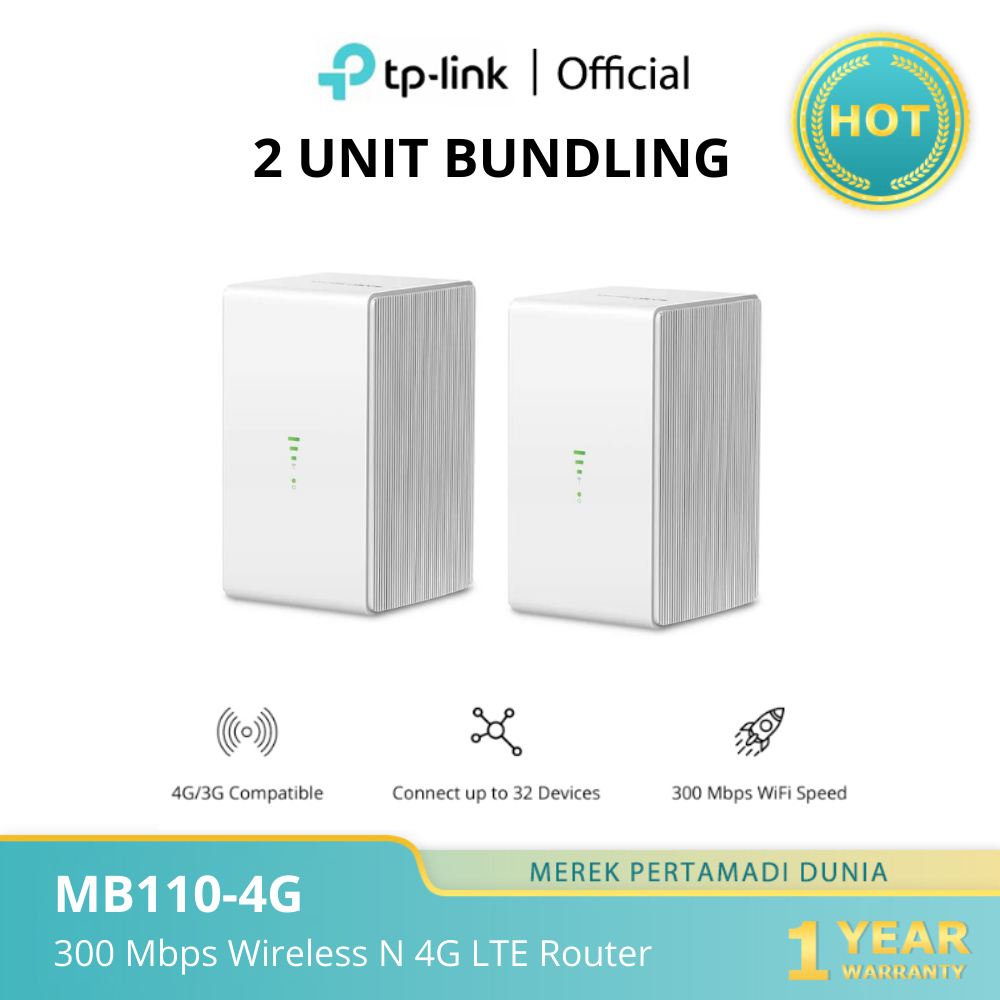 MERCUSYS MB110-4G/MB110-4G-SIM 300 Mbps Wireless N 4G LTE Router ...