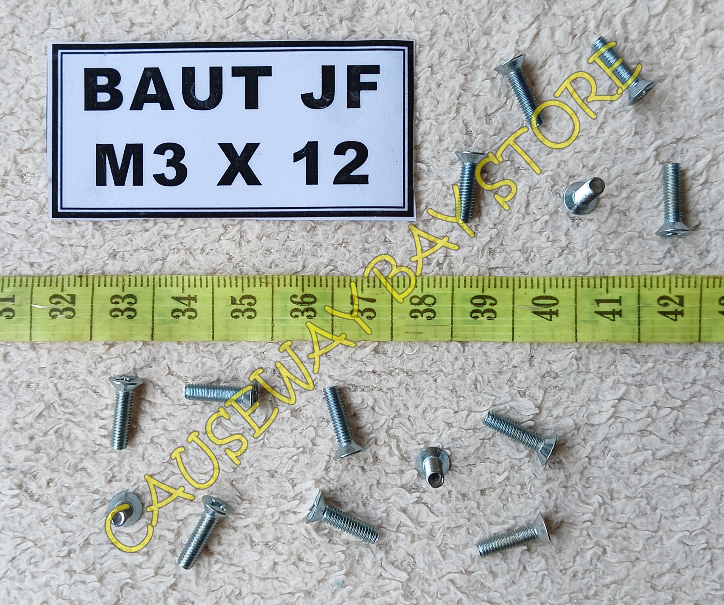 Baut JF M3 X 12 (10 pcs ) | Lazada Indonesia