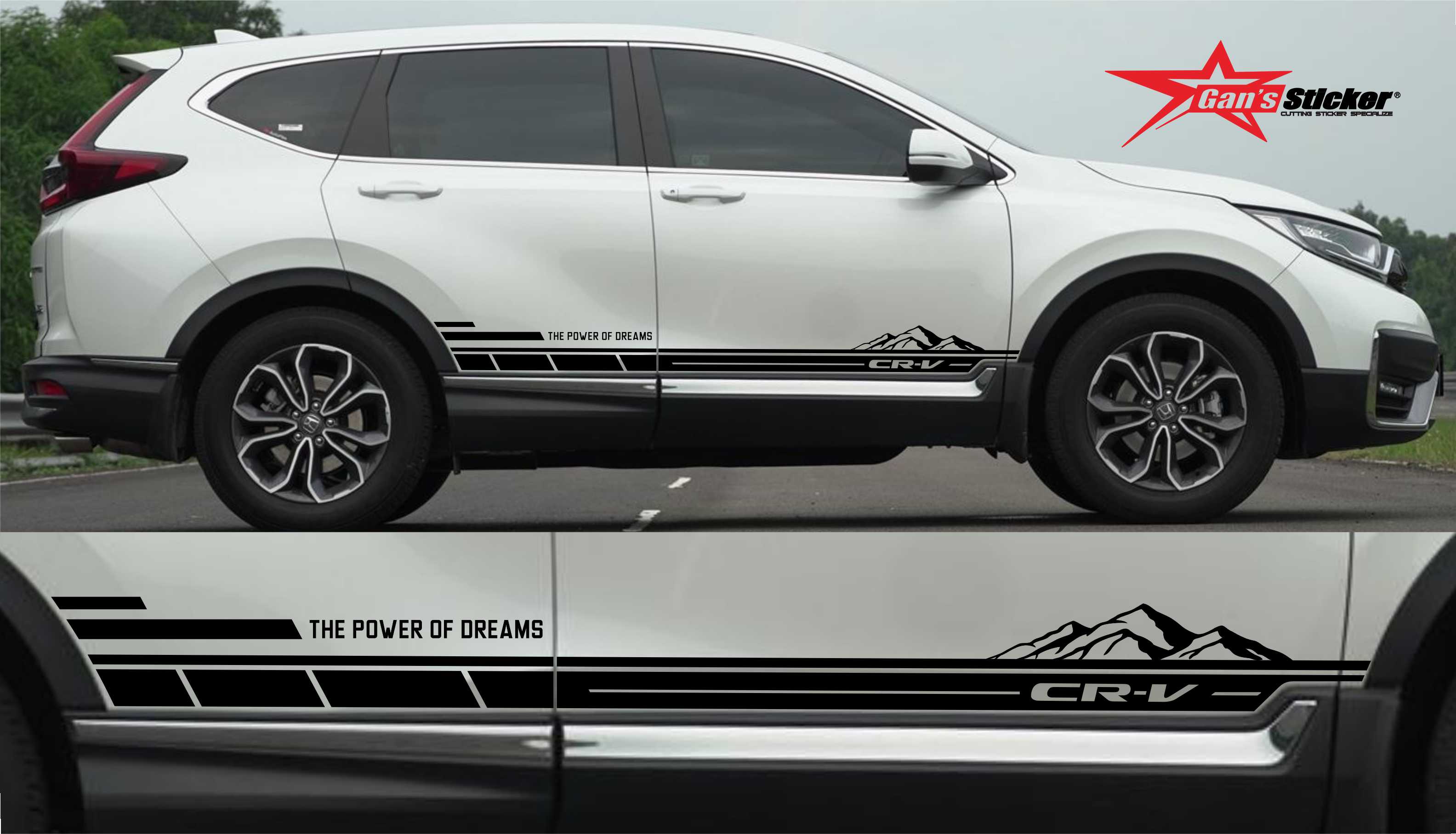 sticker honda crv 2023 sticker variasi honda crv polet crv 2023 ...