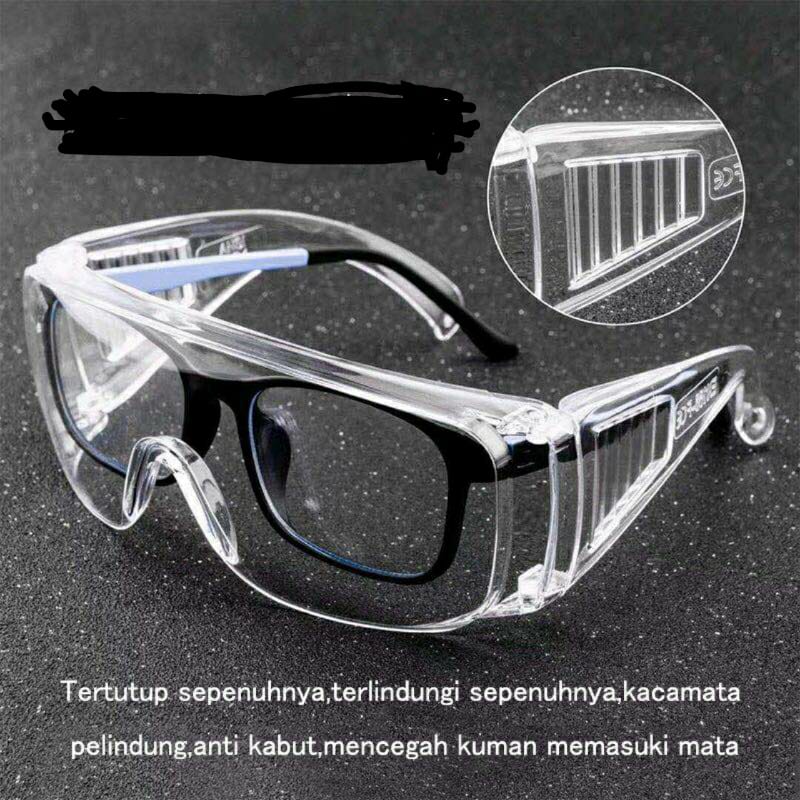 Kacamata safety / Kacamata lab / safety glasses / APD / Kacamata medis ...