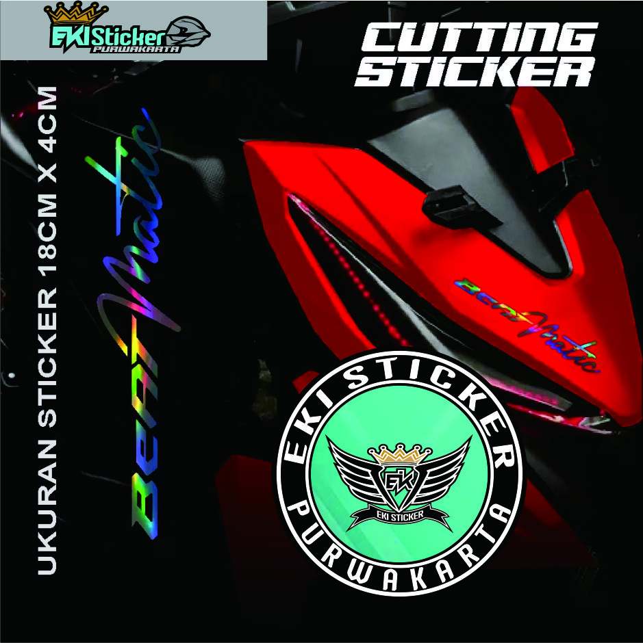 STICKER BEAT MATIC CUTTING STICKER SIMPEL BEAT MATIC VAREASI STICKER ...