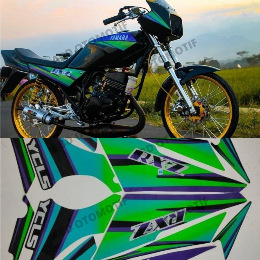 Stiker Sticker Striping rxz biru Murah | Lazada Indonesia