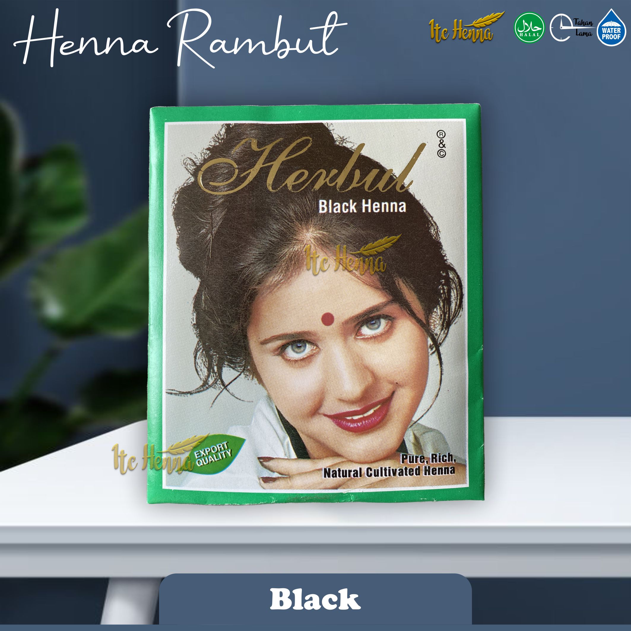 Herbul Henna Rambut Pewarna Rambut | Lazada Indonesia