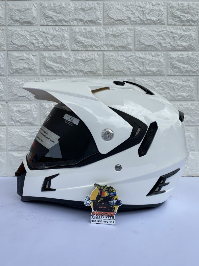 HELM SUPERMOTO SNAIL MX 311 | Lazada Indonesia