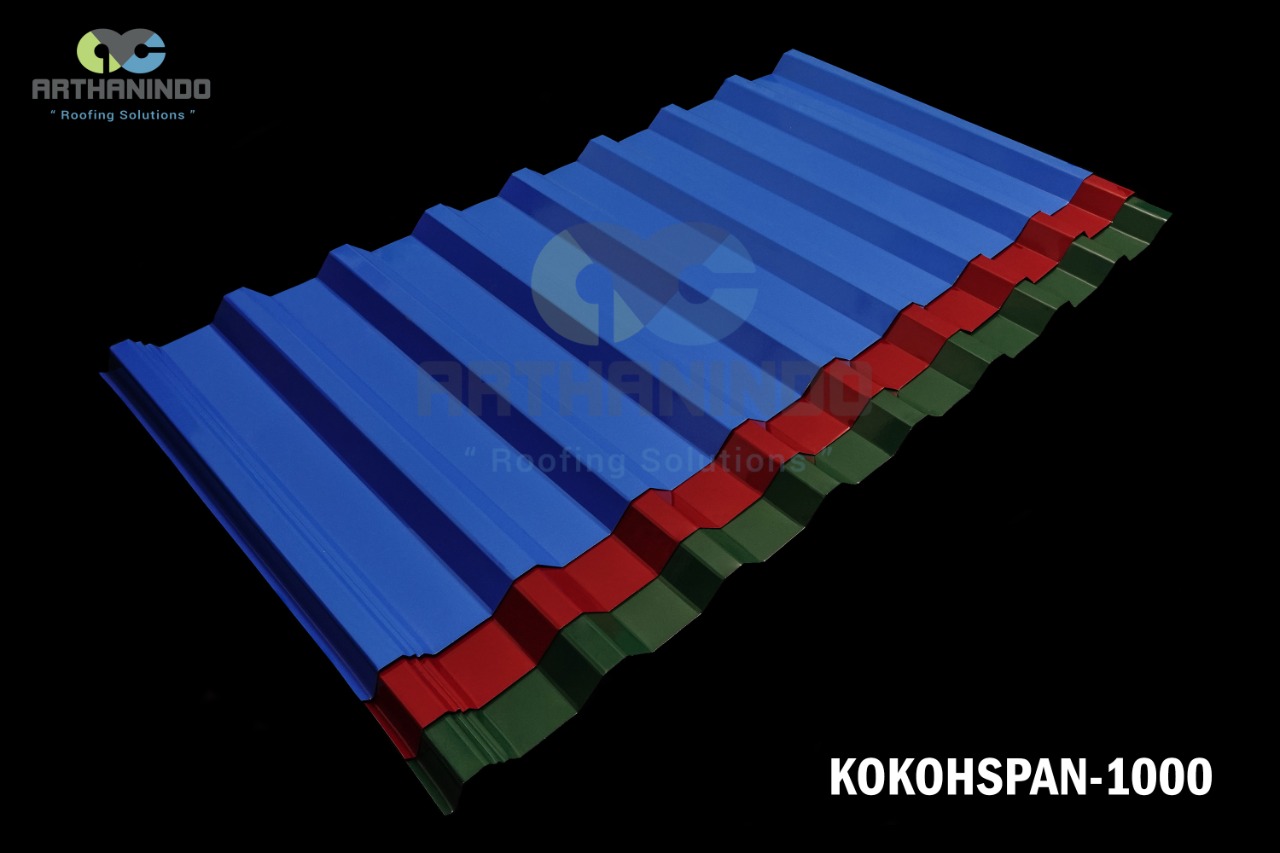 ATAP SPANDEK SENG GALVALUM ZINCALUME BLUESCOPE WARNA MERAH HIJAU BIRU ...
