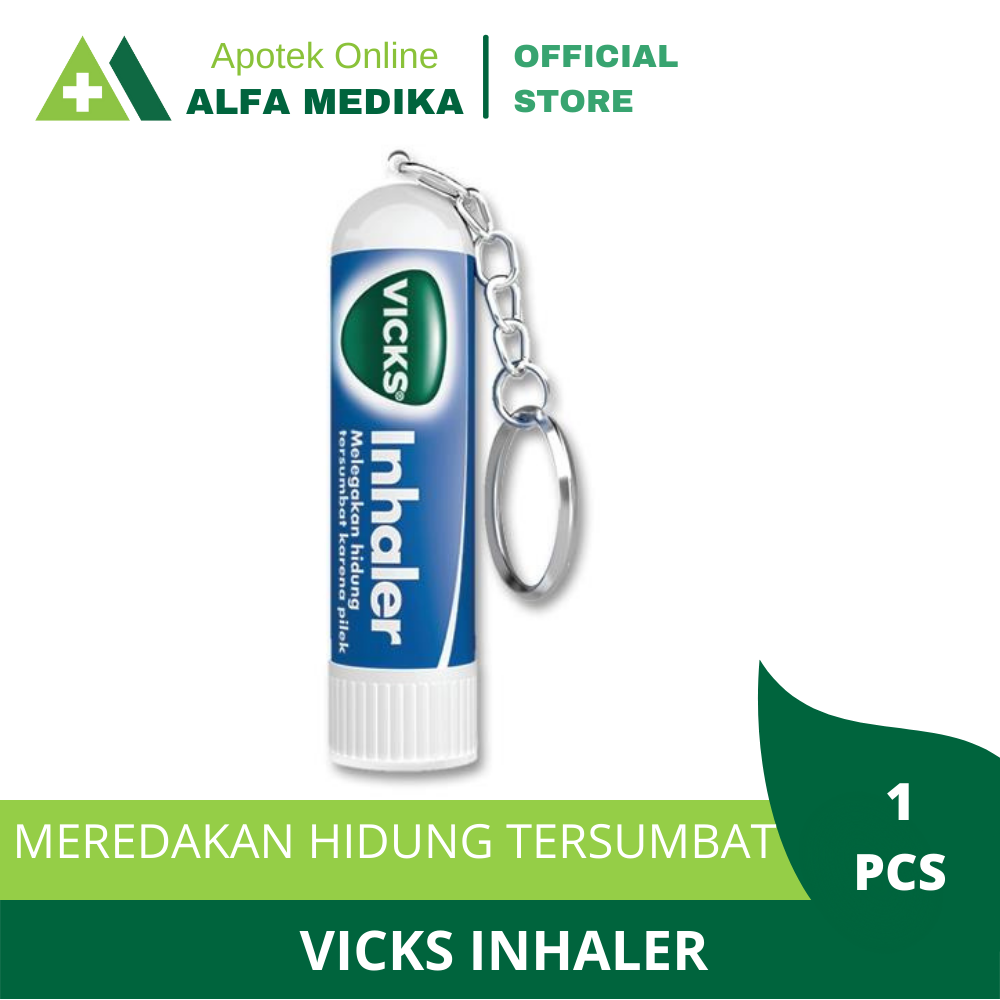 Vicks Inhaler - Pereda Hidung Tersumbat, Pilek, dan Flu | Lazada Indonesia