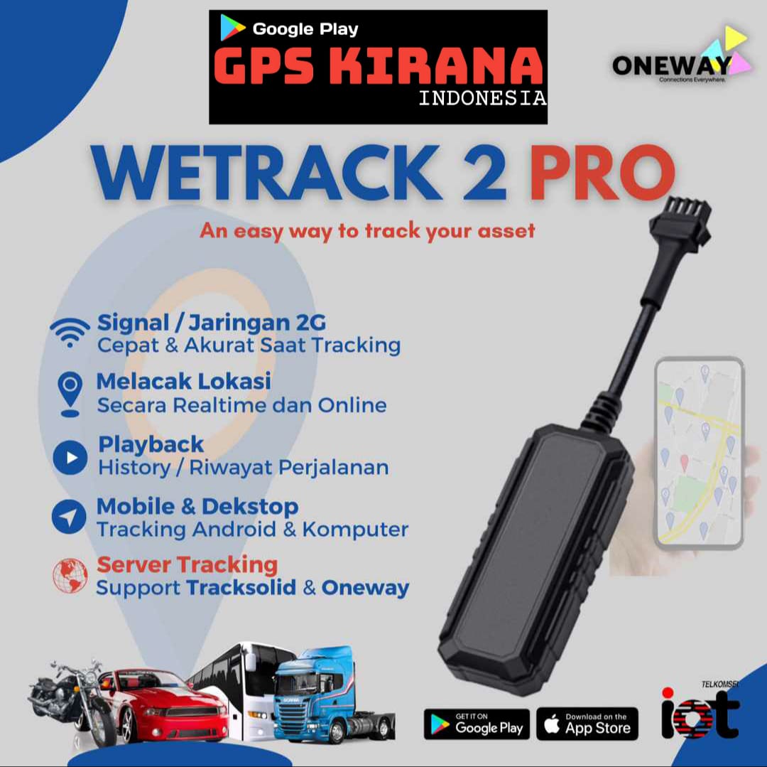 GPS MOBIL / GPS MOTOR Tracker Wetrack 2 pro Paket 1 tahun | Lazada Indonesia