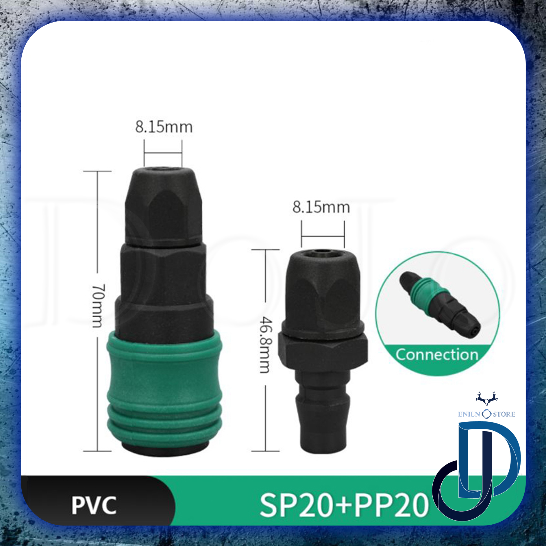 Quick coupler PVC 1/4 SAMBUNGAN SELANG ANGIN Spray Gun Kompresor ...