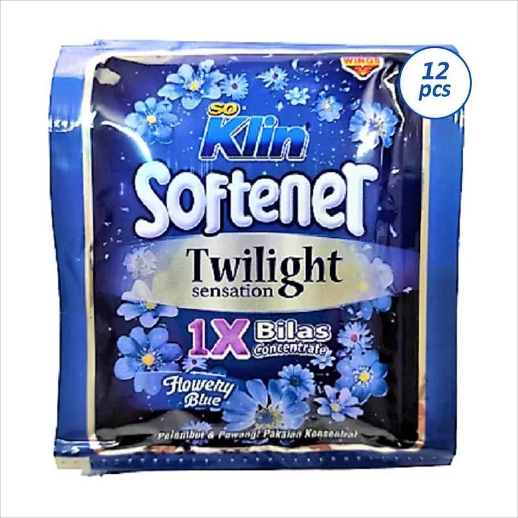 So Klin Softener Flowery Blue 14 ml 12 sachet | Lazada Indonesia