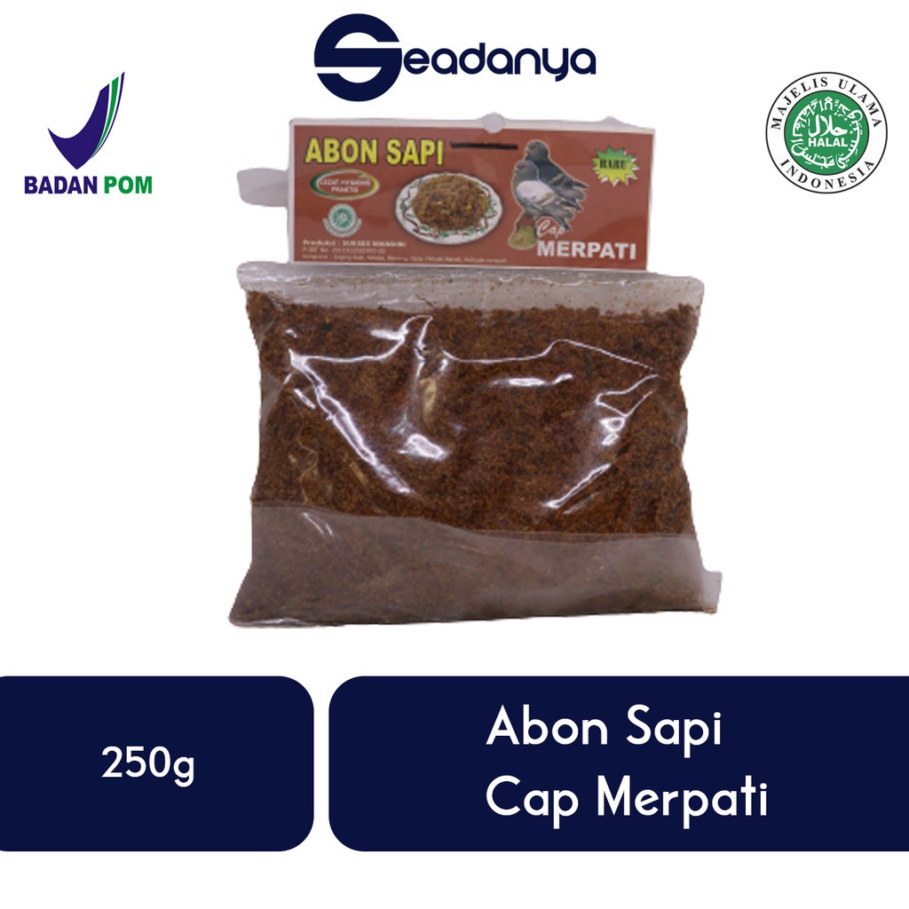 Abon Sapi Cap Merpati 250g - Halal MUI BPOM | Lazada Indonesia