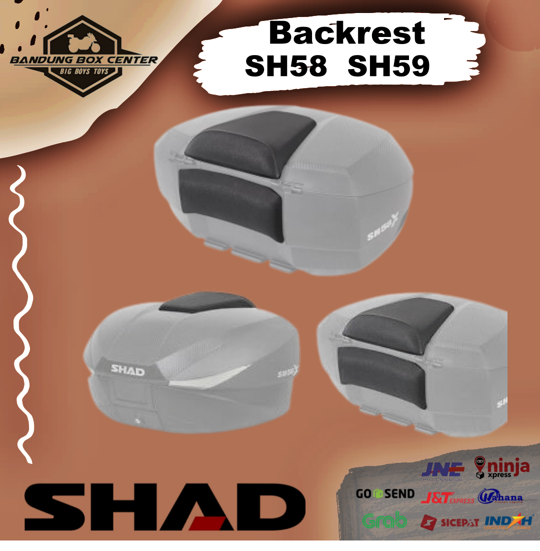Backrest atau Busa Sandaran Box Shad SH58 X atau SH59 X Expandable Back ...