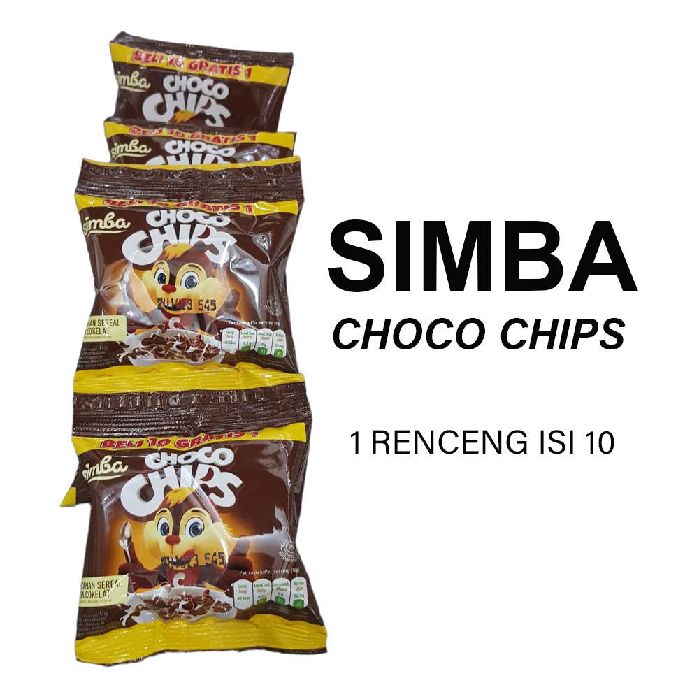 1 RENCENG SIMBA CHOCO CHIPS ISI 10 | Lazada Indonesia