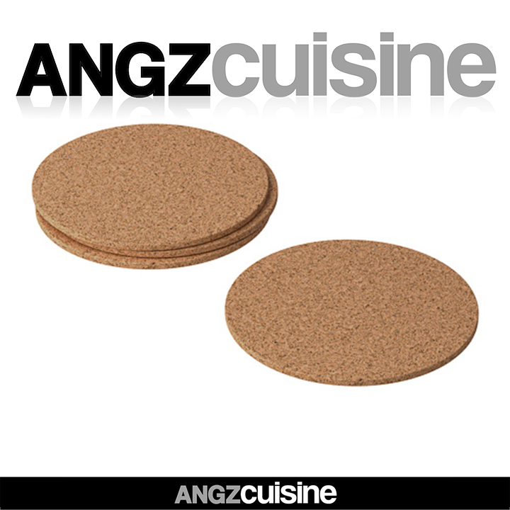 Tatakan Alas Gelas Gabus Bulat Mug Coaster Cork Round 10 cm | Lazada ...