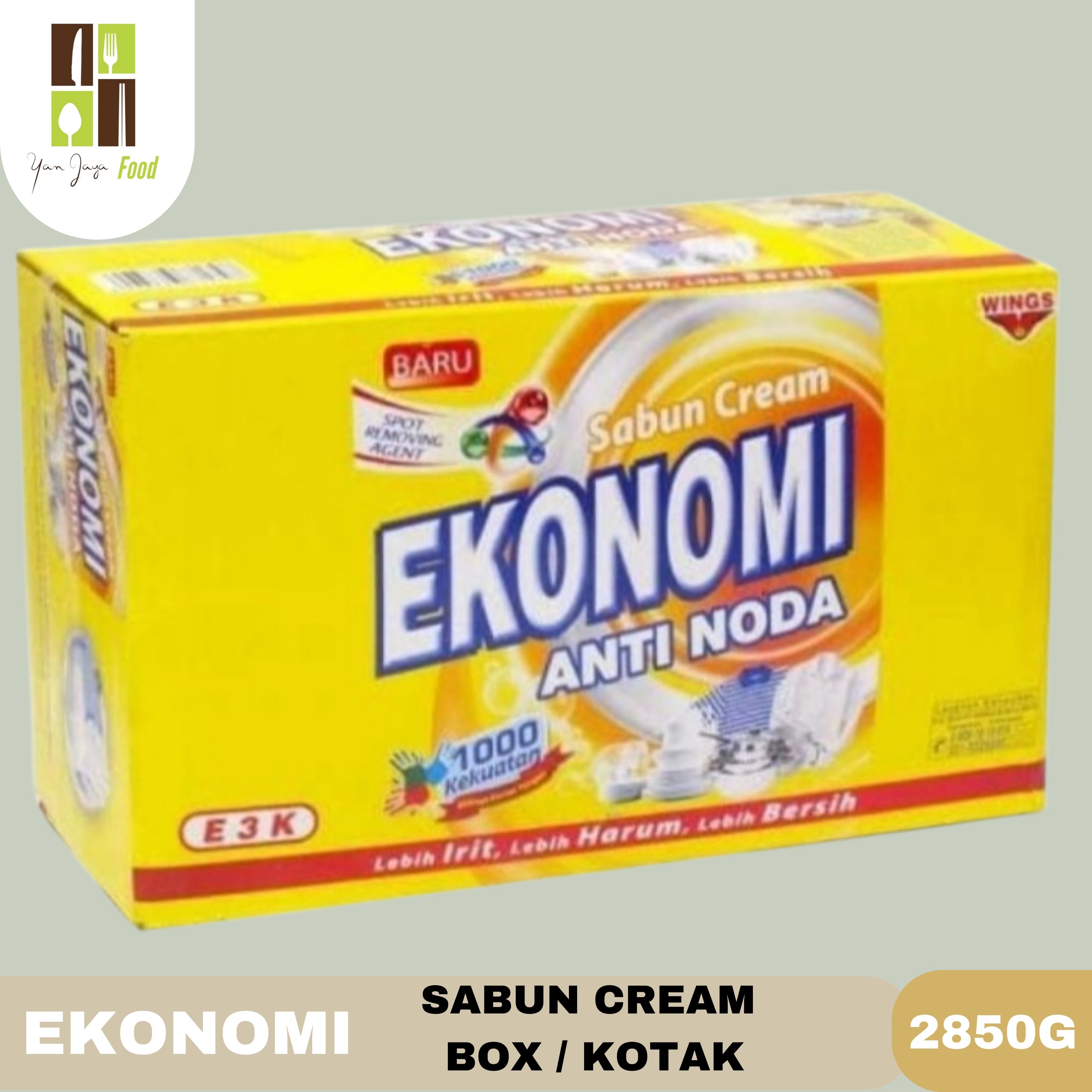 WingsCare Detergen Sabun Cream /Colek Ekonomi Anti Noda Ember 2850g ...