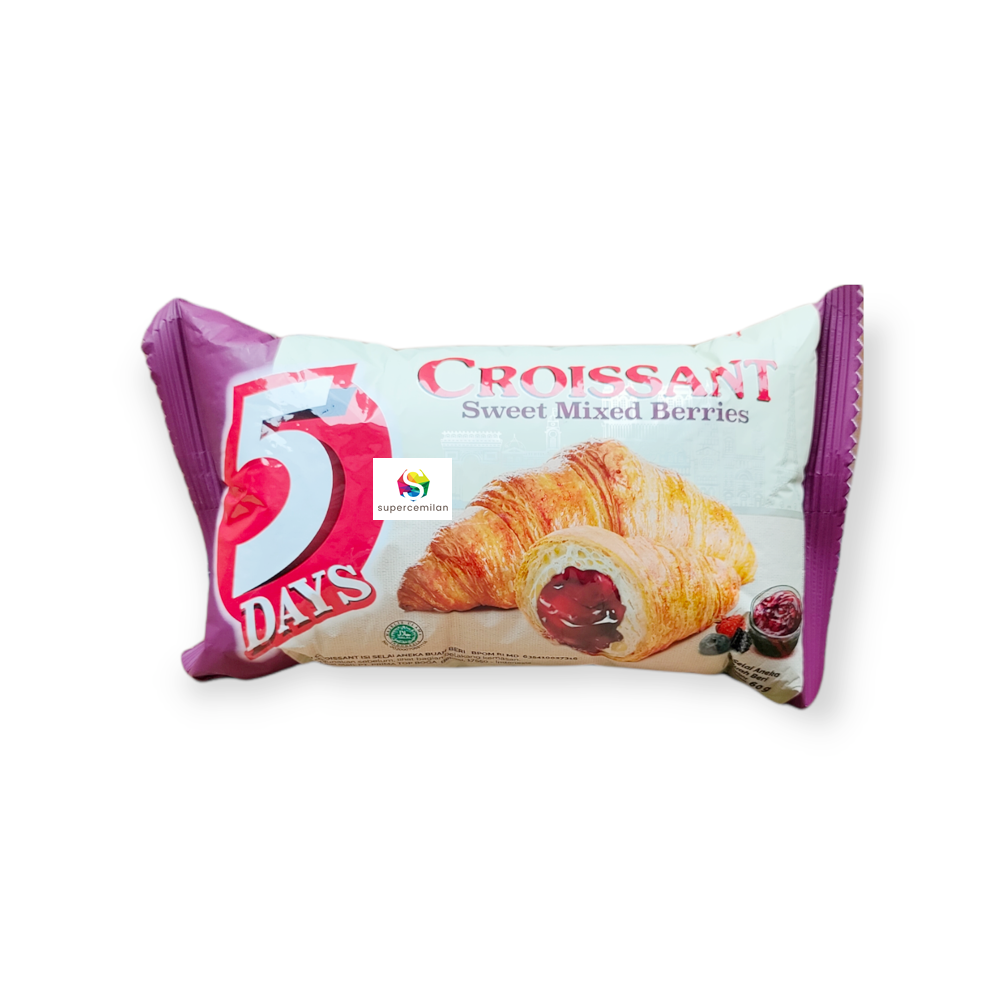 5Days / 5 Days Roti Croissant Sweet Mixed Berries 60 Gram | Lazada ...