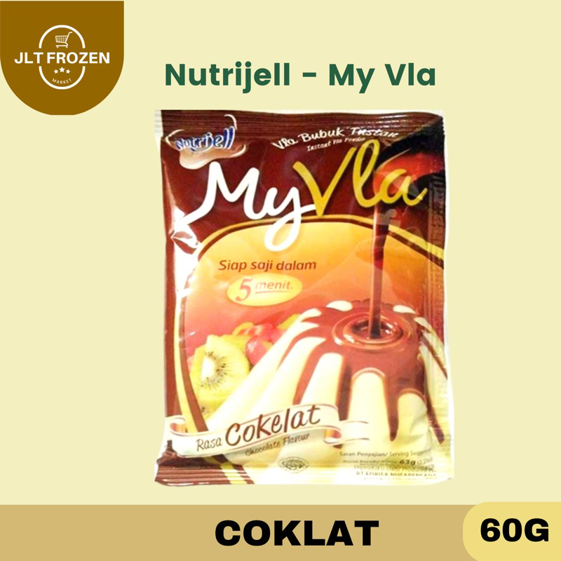 Nutrijell My Vla Pudding Bubuk Instan Coklat / Vanila - 60g | Lazada ...