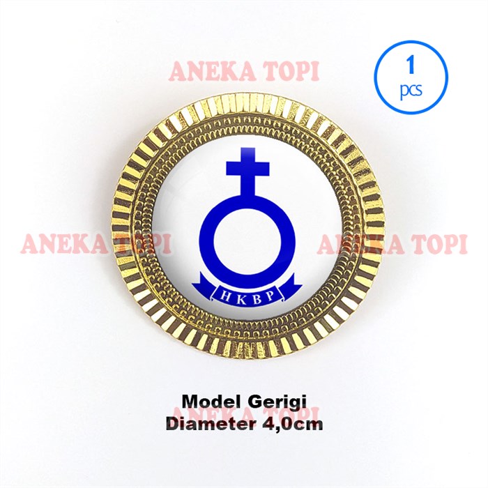 Pin HKBP Indonesia All Model Bros Logo HKBP Lapis Resin Model Gerigi ...