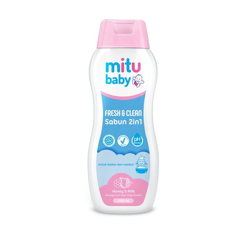 Mitu Baby Sabun Mandi 2in1 Btl 200ml | Lazada Indonesia