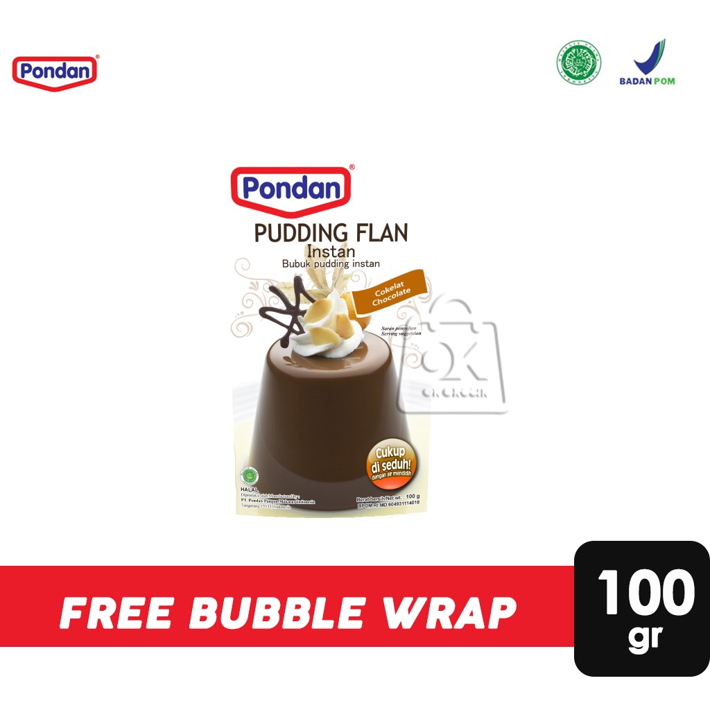 (Pouch 100gr) Pondan Pudding Flan Instant | Lazada Indonesia