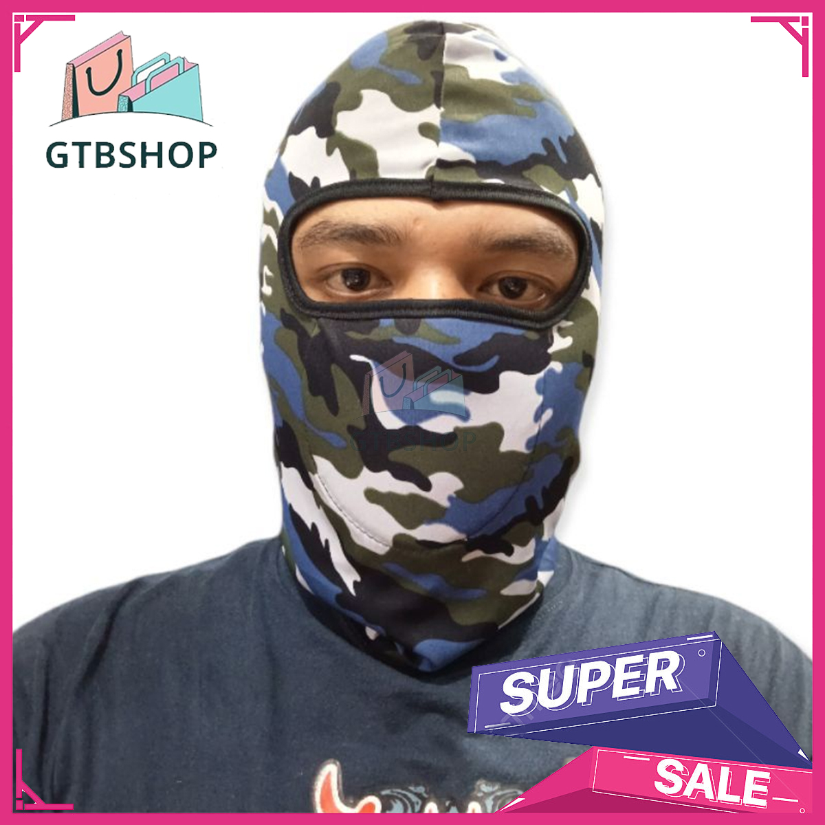 Masker Baf Ninja Berkendara Full Face Balaclava Masker Baff Motor Hitam ...
