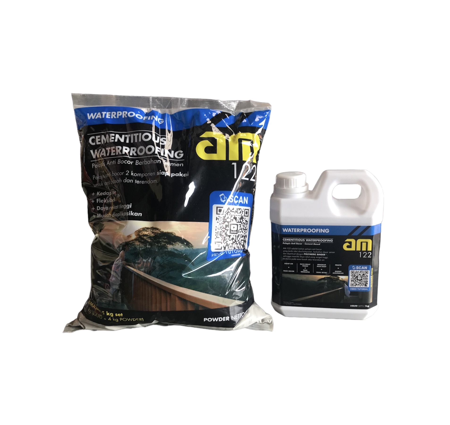 Pelapis Anti Bocor AM 122 Waterproofing Kemasan 5kg Set | Lazada Indonesia