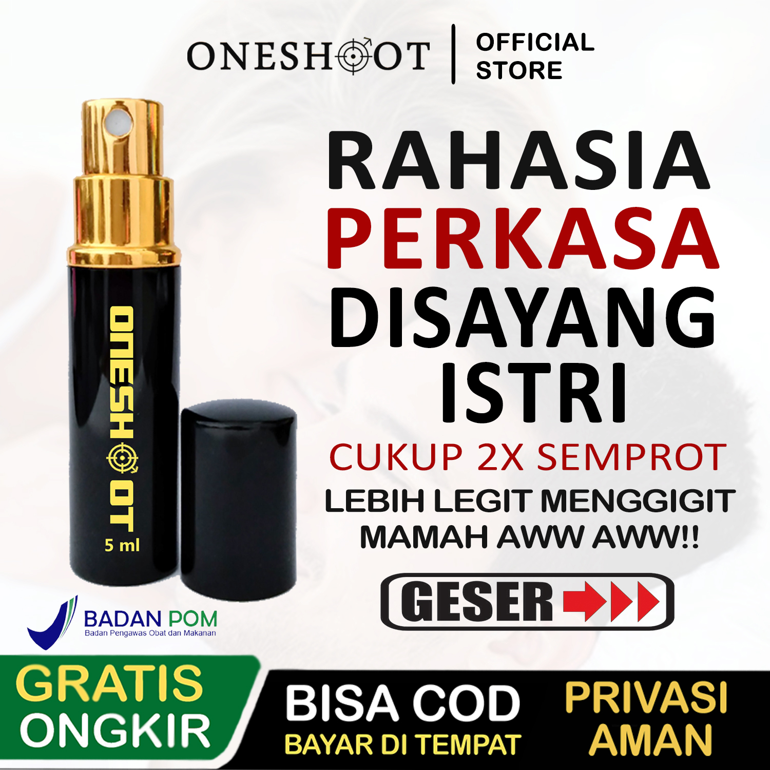 Obat Kuat Tahan Lama Pria Perkasa Ejakulasi Dini Oneshoot Spray Obat Kuat Laki-Laki Di Ranjang ...