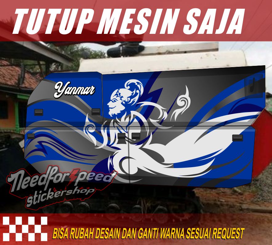 STICKER DECAL YANMAR AW 70 AW 82 V COMBINE FULL BODY 02 | Lazada Indonesia