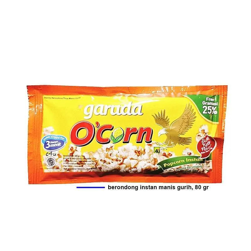 GARUDA O'Corn - Pop Corn Instan | Lazada Indonesia