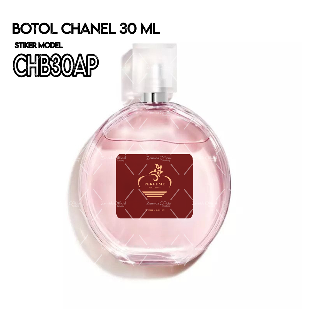Stiker Botol Parfum Ch Chanel 30 ml Bulat Parfume Sticker Label Custom ...