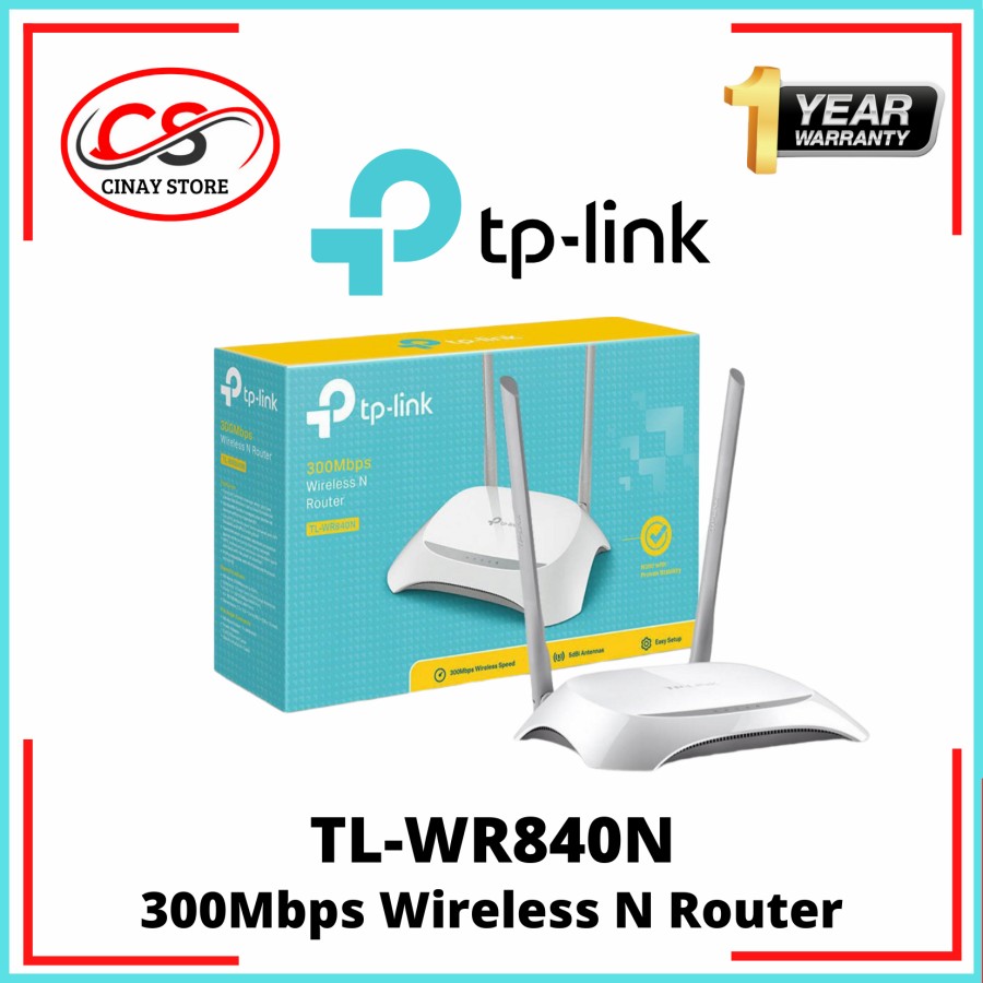 TP-LINK TL-WR840N 300Mbps Wireless Router / Wifi Router TPLINK WR 840N ...