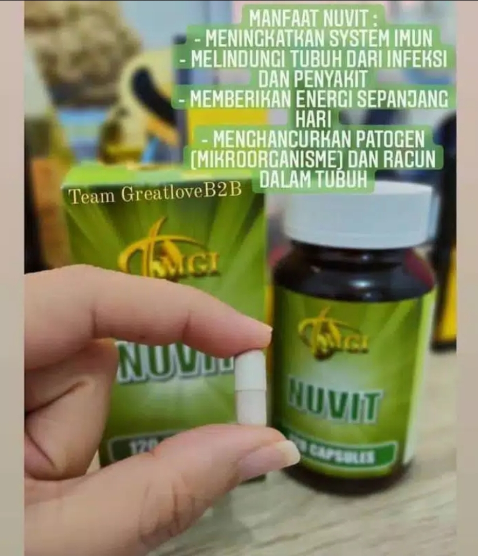 NUVIT Suplemen Kesehatan Immune Booster Original Ecer - 20 kapsul ...