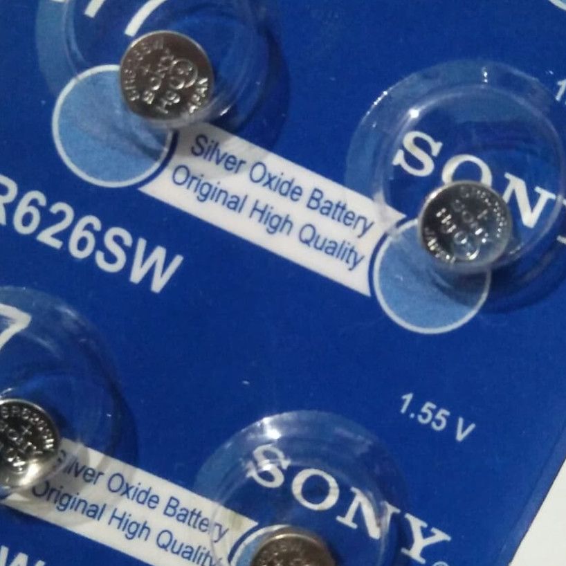 BATERAI JAM TANGAN BATRE SR 626 SW SONY HG0% MURAH HARGA 1 LEMBAR ISI ...