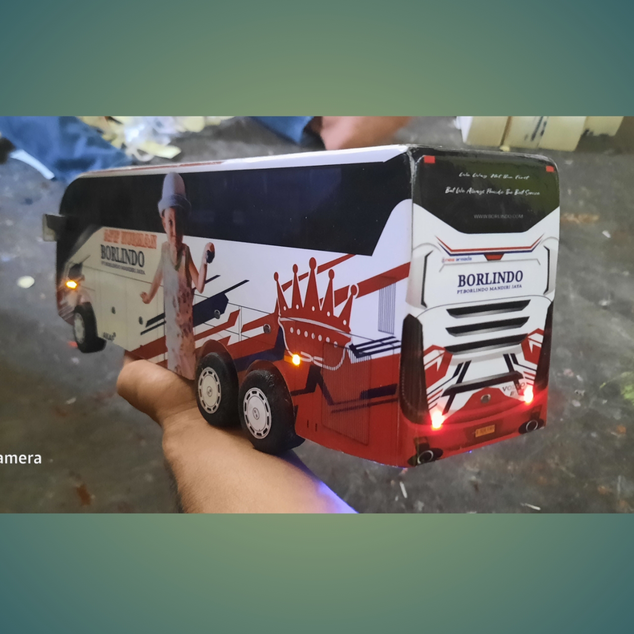 Miniatur Bis Borlindo Miniatur Bus Mobil Mainan | Lazada Indonesia