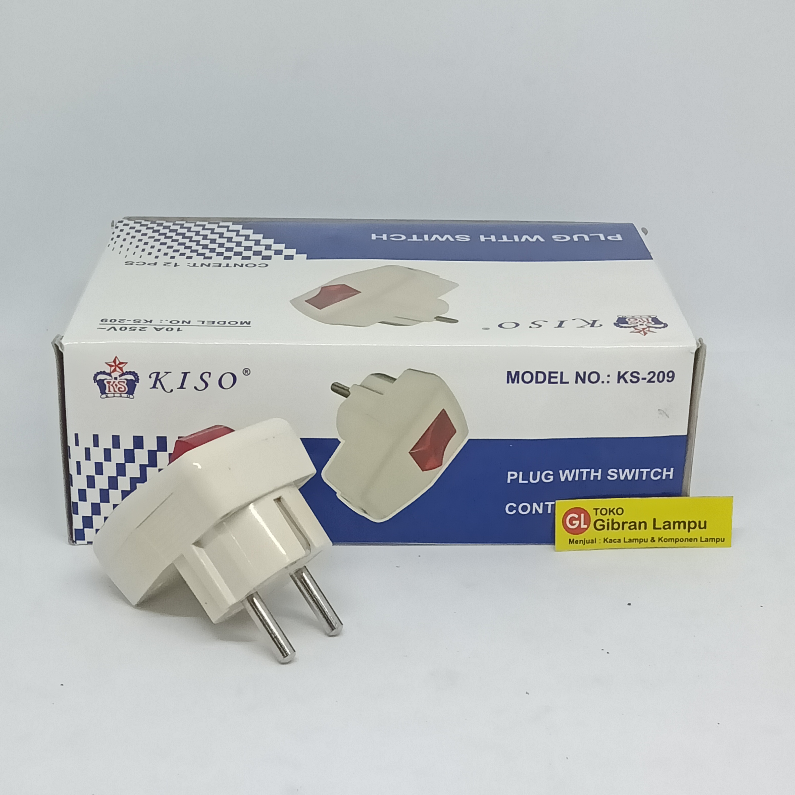 Steker Arde Switch KISO KS-209 - Steker Lampu Saklar - Colokan Saklar ...