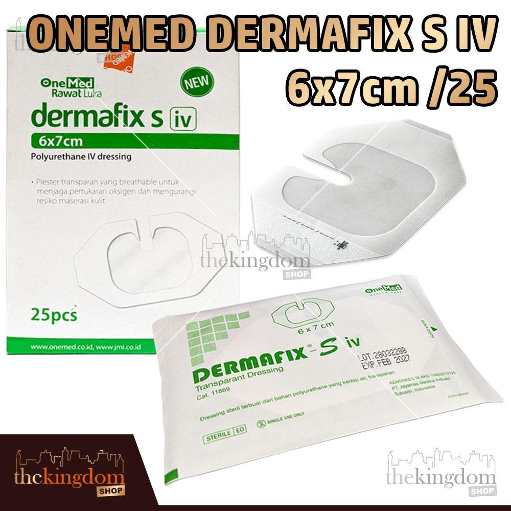 Onemed Dermafix S IV Plaster Transparan Plester Infus Kateter Steril ...