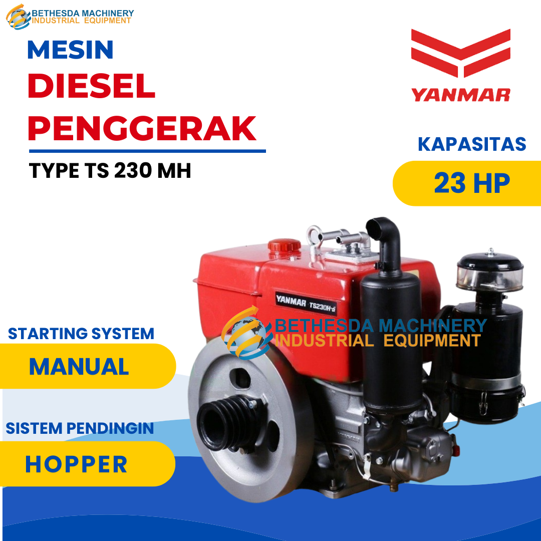 Mesin Penggerak / Diesel Engine 23 HP Yanmar TS 230 MH-di Hopper 23Hp / 23Pk | Lazada Indonesia