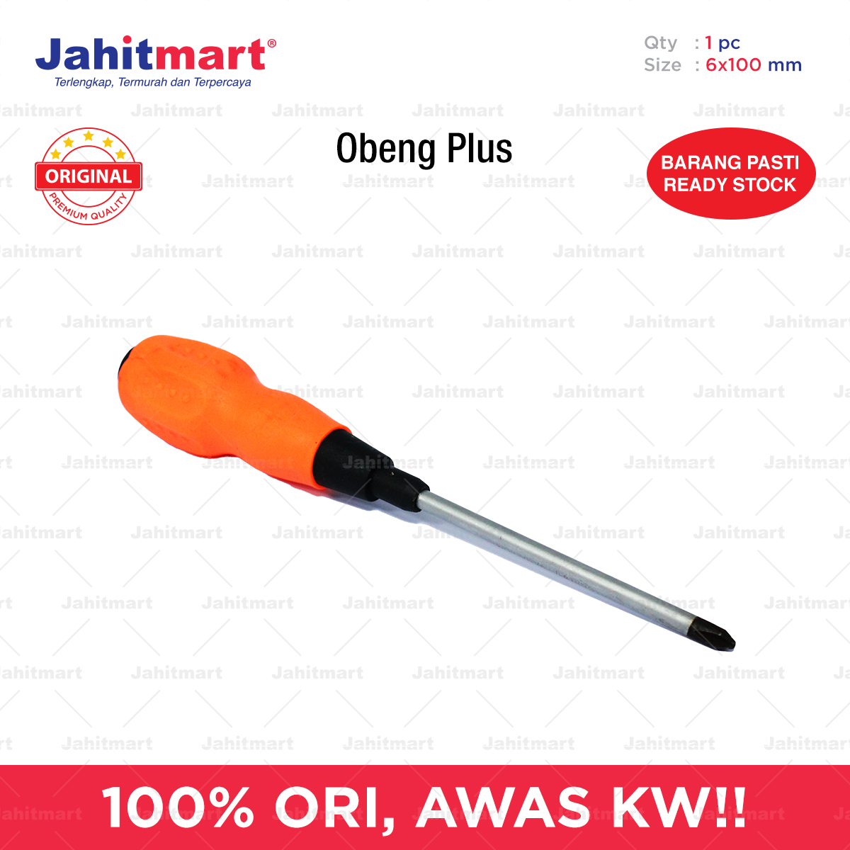 Obeng Plus (+) 6mm x 100mm | Lazada Indonesia