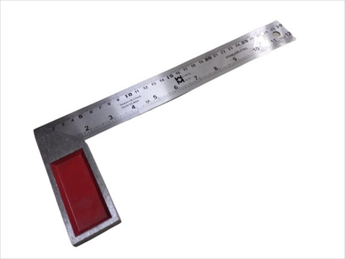 Siku Meter / Siku Tukang 12"/ Penggaris Besi Bangunan/SIKU TUKANG BAHAN ...