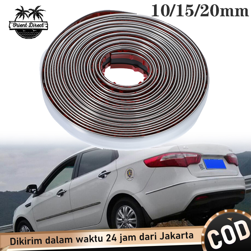 15 Meter List Chrome Mobil Lis Chrome Mobil List Moulding Bumper Body ...