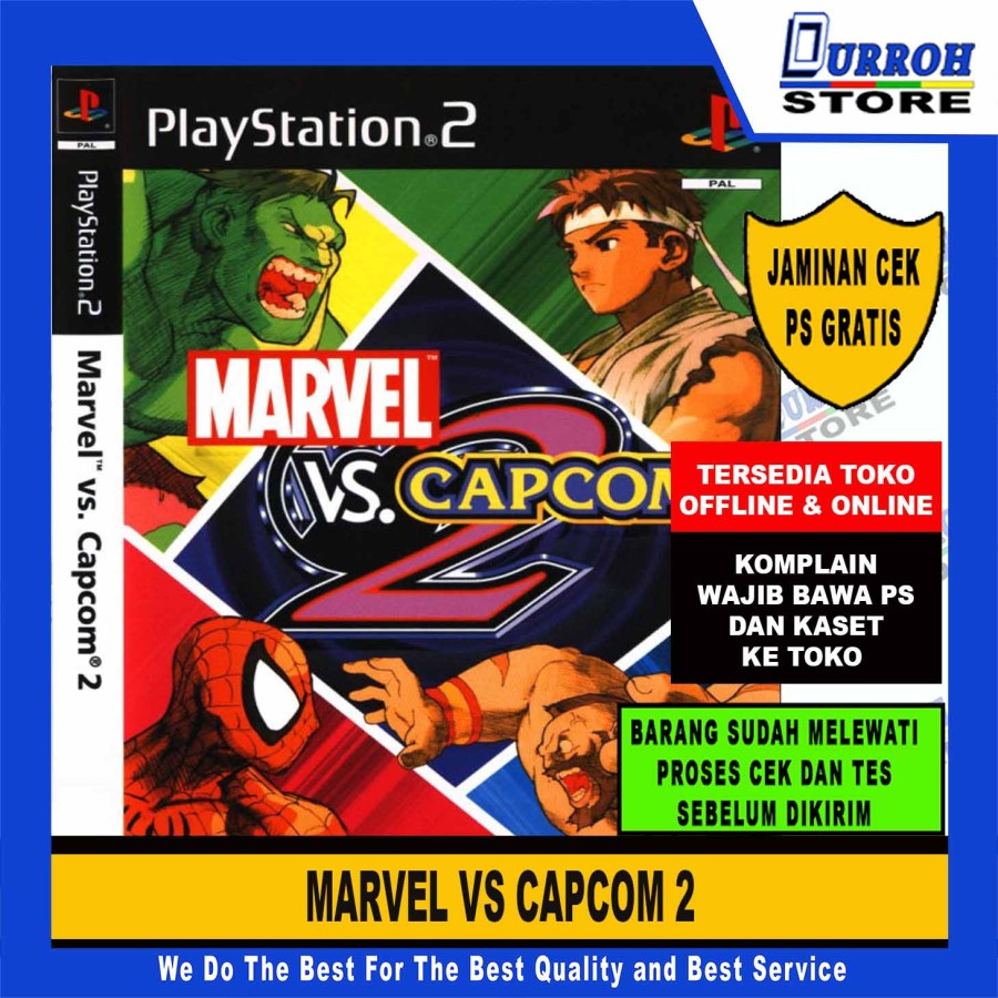 KASET GAME PS 2 Marvel vs. Capcom 2 | Lazada Indonesia