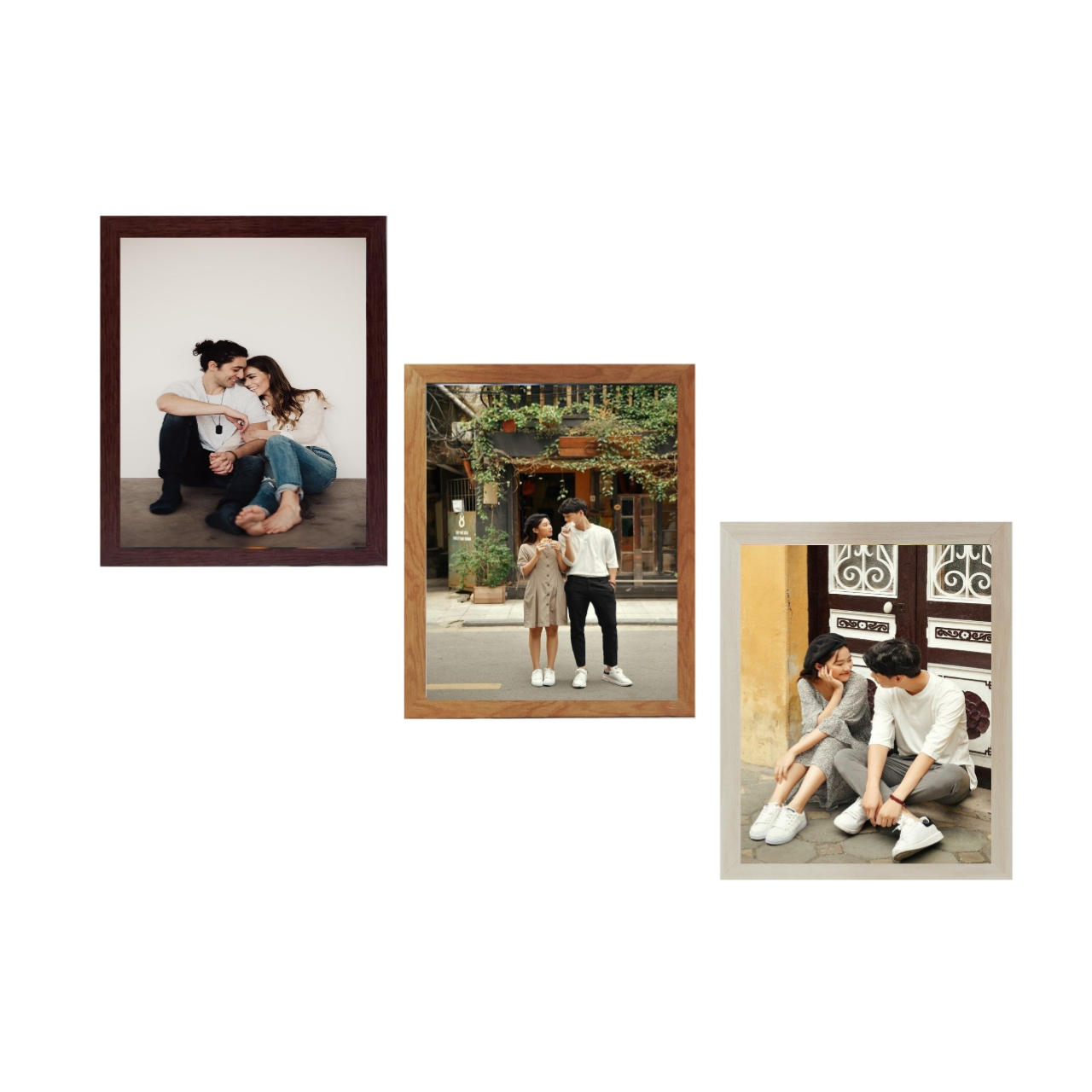 Bingkai Foto 4R Frame Foto 4R Pigura 4R Bingkai Corak Kayu 4R 10x15 cm ...