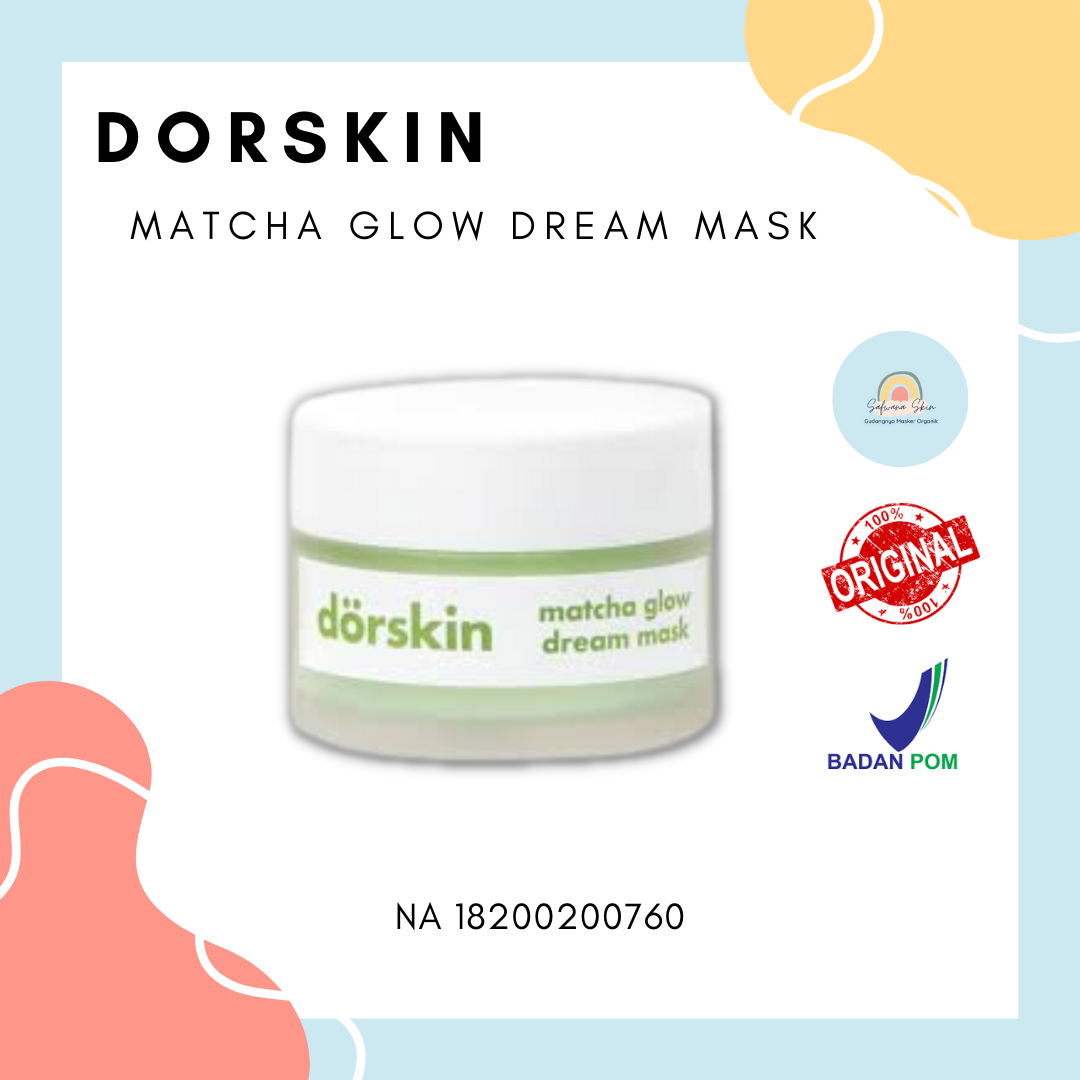 [READY] Matcha Glow Dream Mask Moisturizer dan Sleeping Mask by Dorskin ...