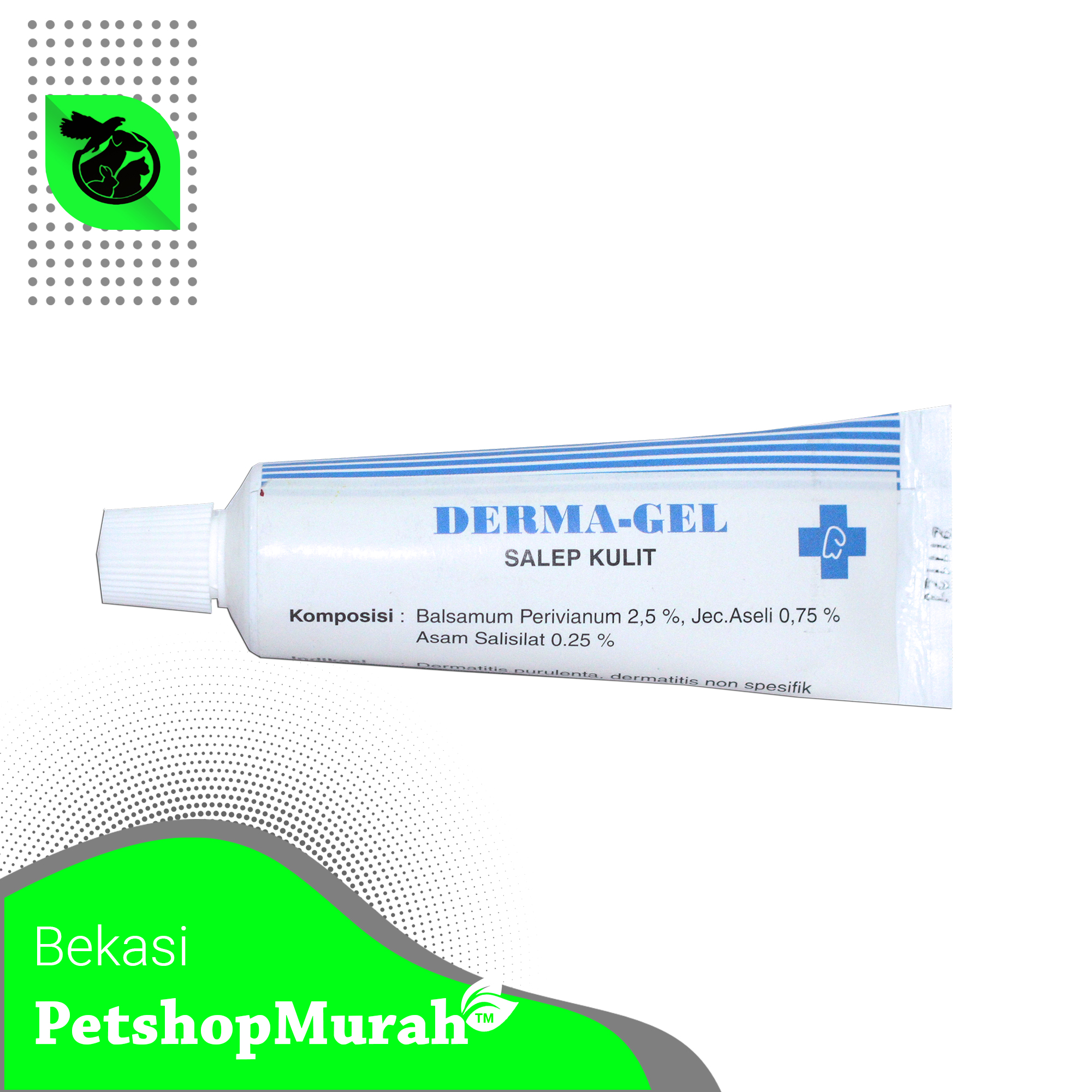 Salep Jamur Kucing Anjing Derma Gel Salep Luka Derma Gell | Lazada ...
