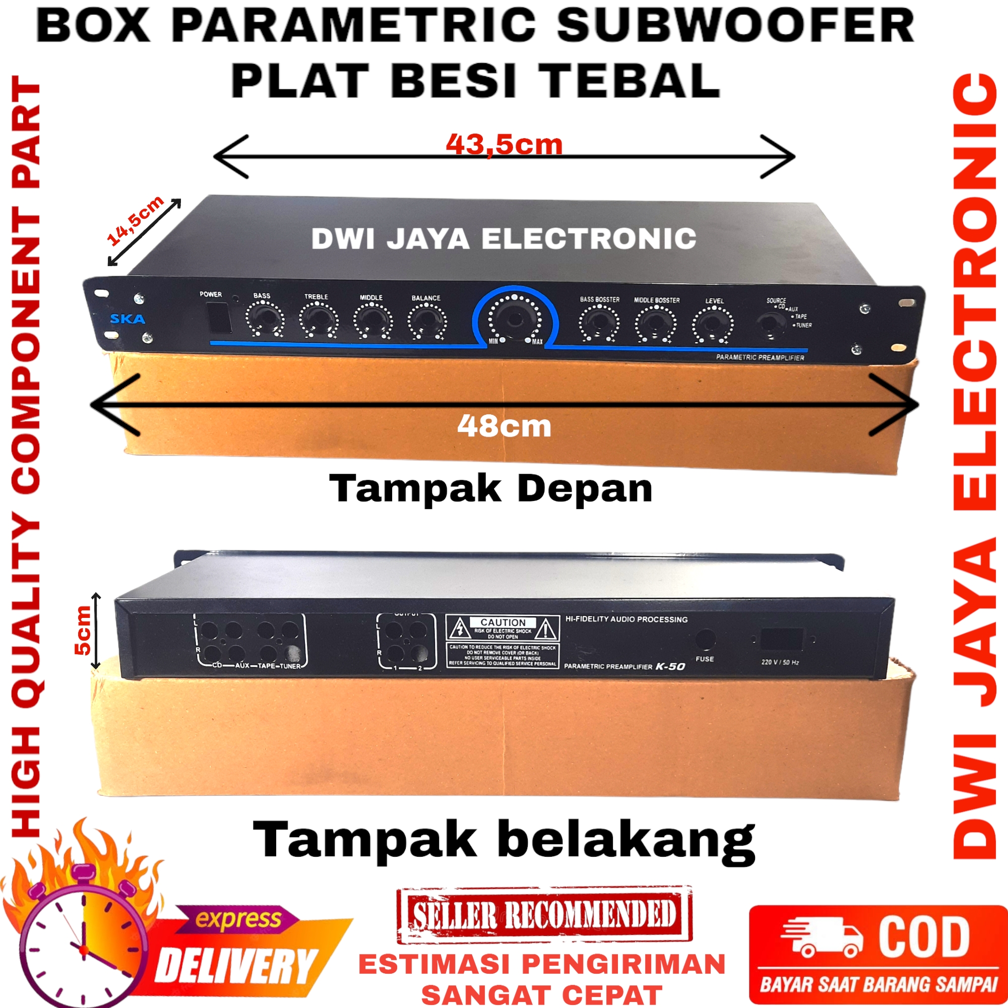 BOX PARAMETRIC SUBWOOFER PLAT BESI TEBAL | Lazada Indonesia