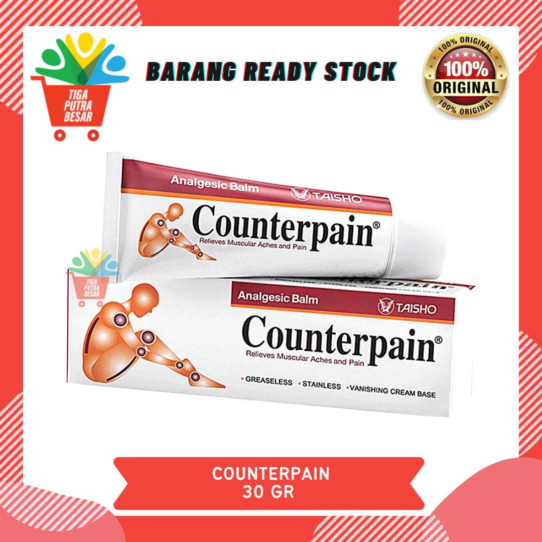 COUNTERPAIN 30 GR / CREAM NYERI OTOT / SALEP NYERI SENDI | Lazada Indonesia
