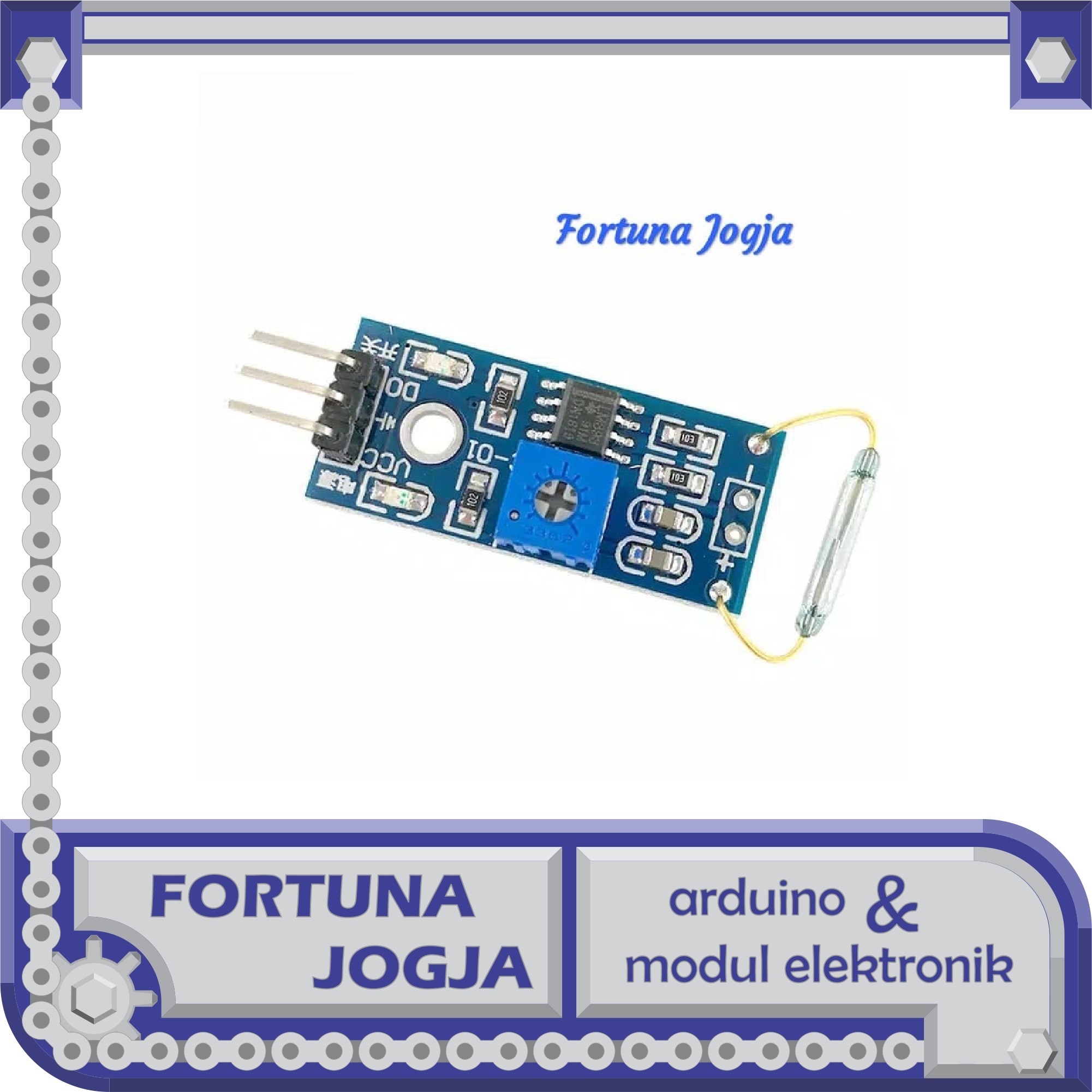 Modul Sensor Magnetic Reed Switch Magnetron Magnet Arduino MagSwitch ...