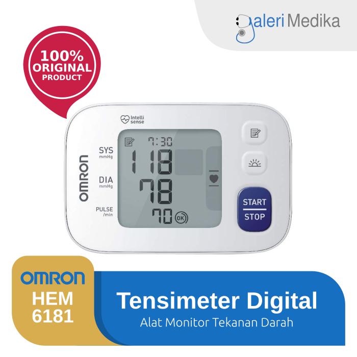 Tensimeter Omron HEM-6181 / Alat Monitor Tekanan Darah / Tensimeter ...